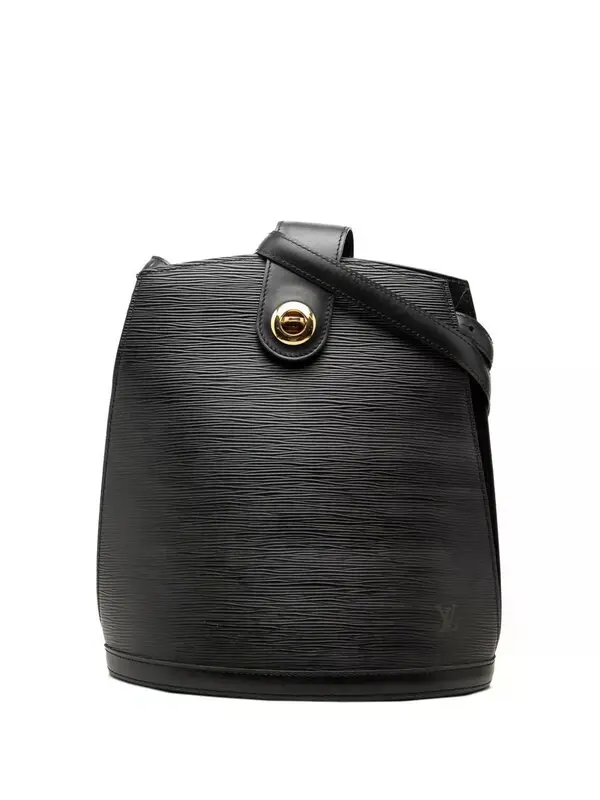LOUIS VUITTON 1999 Epi Cluny Shoulder Bag - Black
