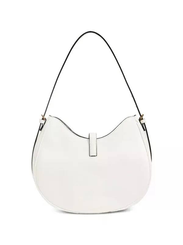 Versace Emblème Nappa Leather Shoulder Bag - White