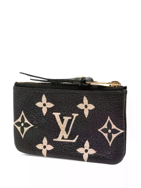 LOUIS VUITTON 2025 Bicolor Monogram Empreinte Key Pouch Coin Pouch
