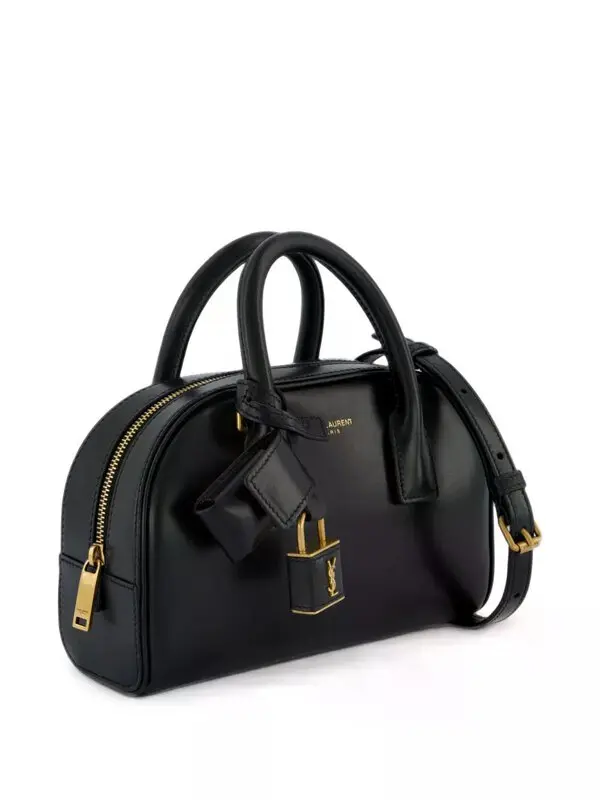 Saint Laurent Logo-plaque Leather Tote Bag