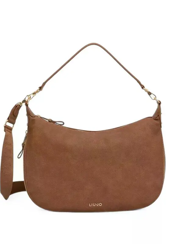 Liu Jo Croc-effect-trim Tote Bag - Brown