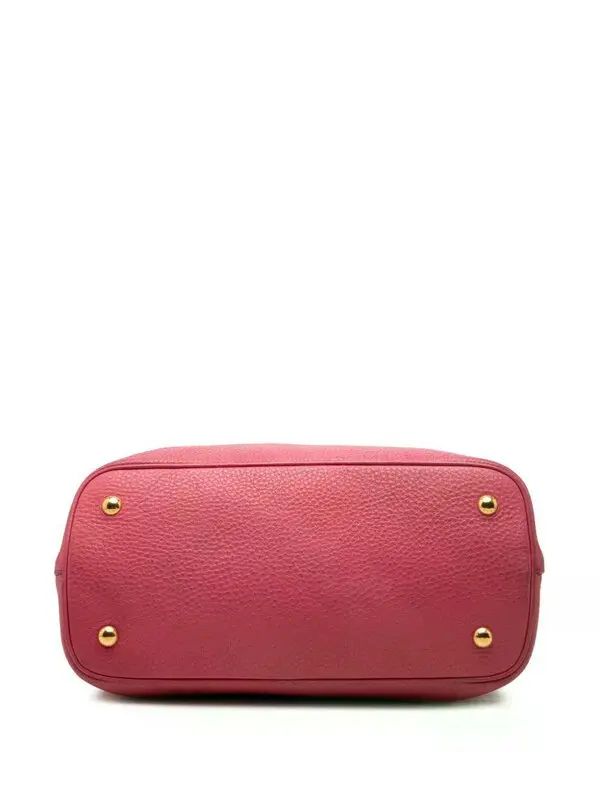 Prada 2010-2026 Vitello Daino Open Convertible Tote Satchel