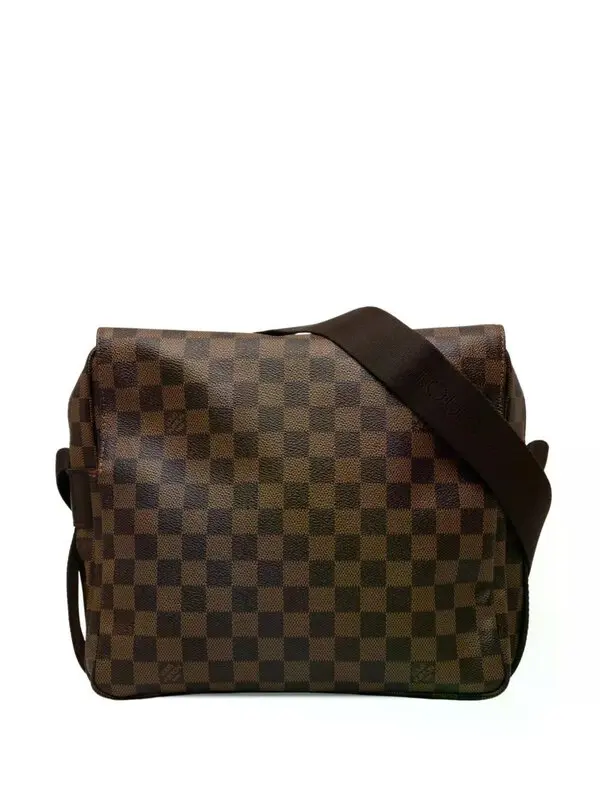 LOUIS VUITTON 2005 Damier Ebene Naviglio Crossbody Bag - Brown