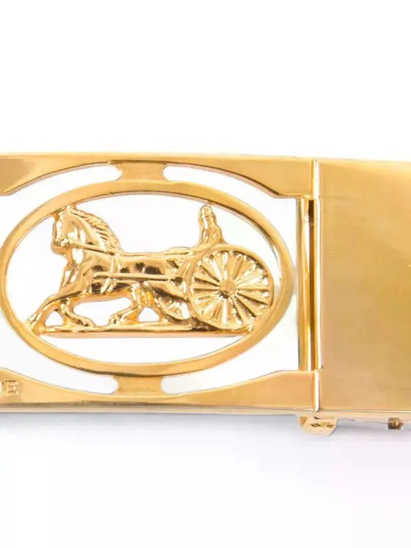 Celine 1970s Caleche Leather Belt