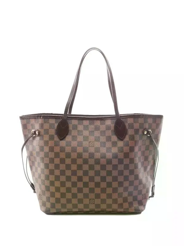 LOUIS VUITTON 2011 Damier Ebene Neverfull Mm Tote Bag - Brown