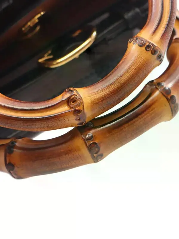 Gucci 2016-2026 Small Calfskin Bamboo Diana Satchel - Brown