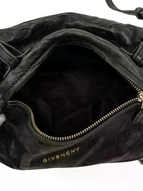 Givenchy 2010-2026 Mini Wrinkled Sheepskin Pandora Crossbody Bag