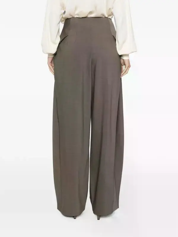 Jacquemus Cubisto Layered-detail Tailored Trousers