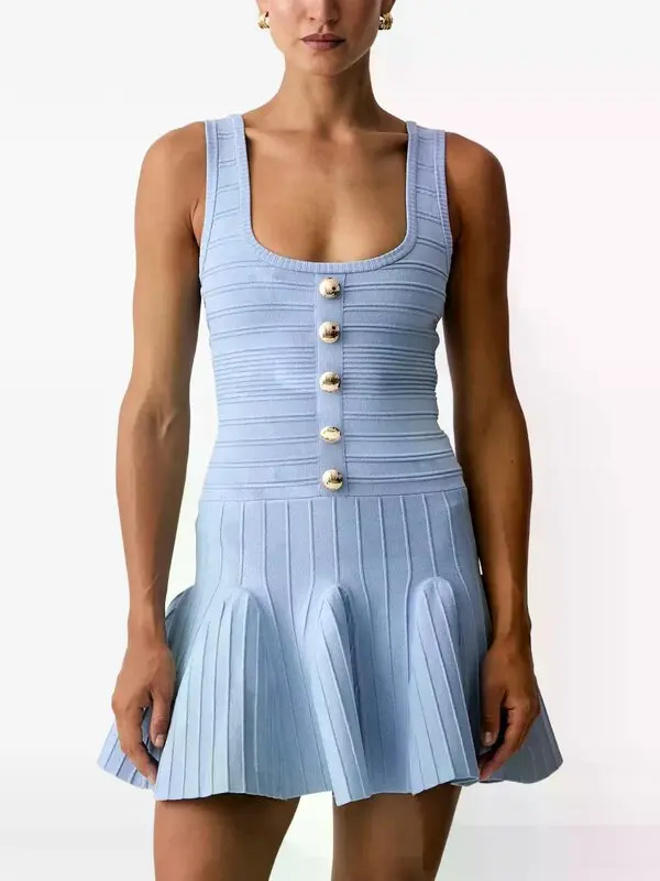 Retrofete Brooke Mini Dress - Blue