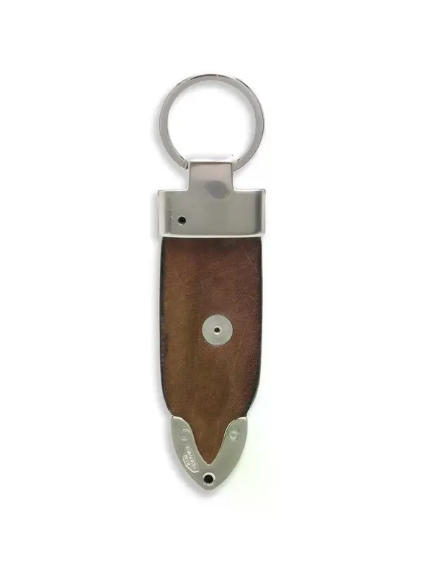ERALDO Stone-embellished Leather Keyring