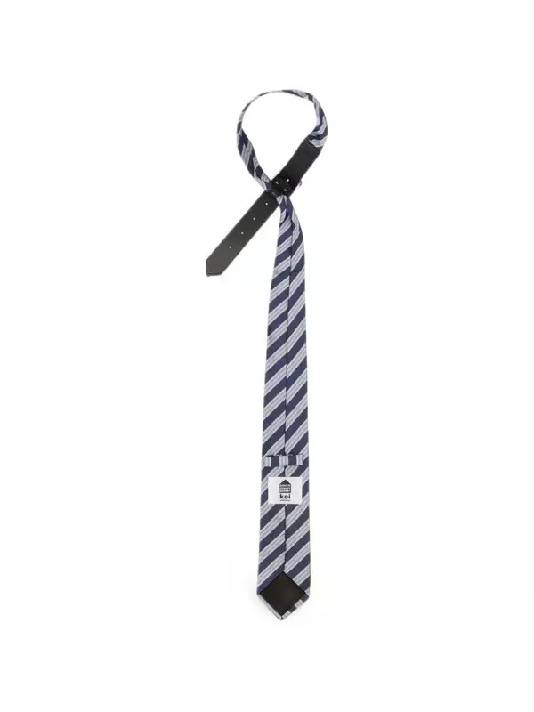 DOVER STREET MARKET Striped Buckle-fastening Tie