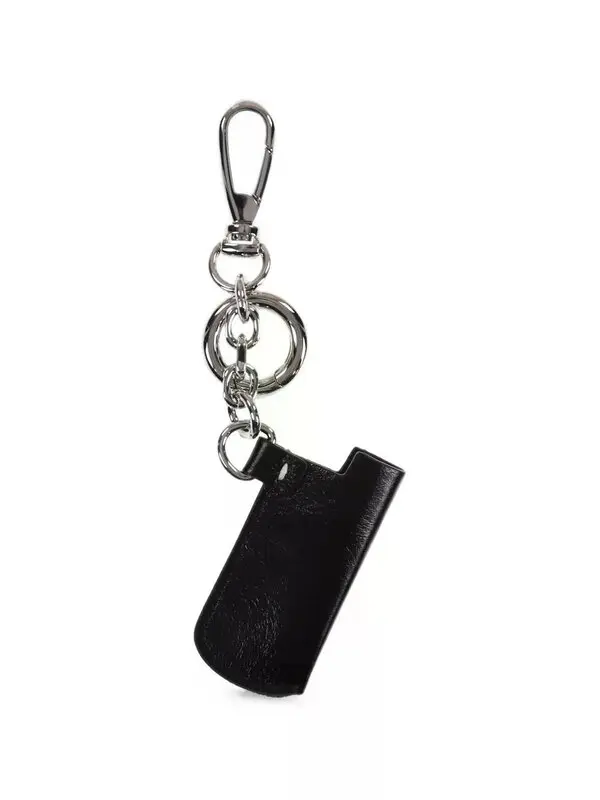 MAISON MARGIELA Logo-print Leather Lighter Case Keyring