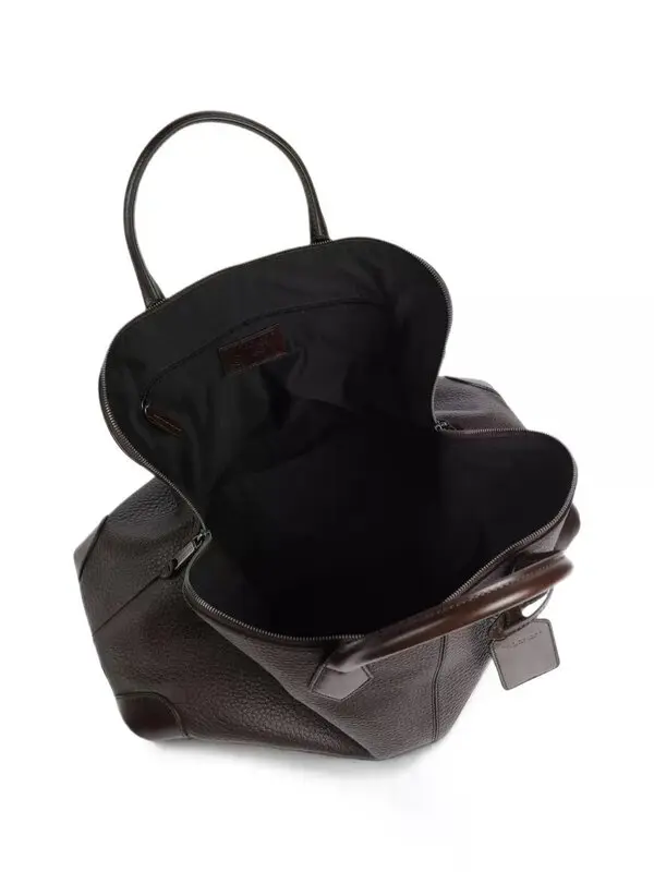 THE BRIDGE Grained Leather Holdall Bag