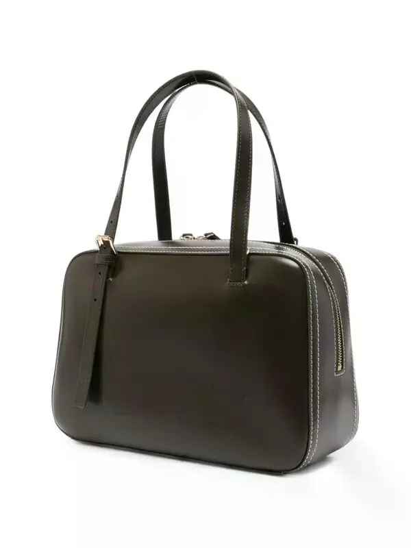 A.p.c. Contrast-stitch Leather Shoulder Bag