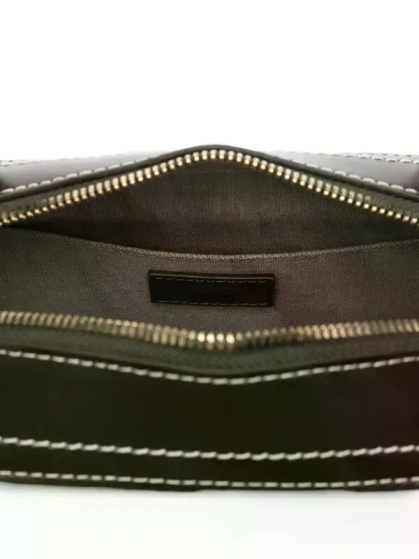 A.p.c. Contrast-stitch Leather Shoulder Bag