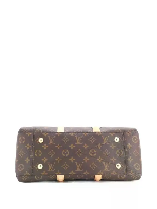 LOUIS VUITTON Monogram Canvas Soufflot Mm Tote Bag