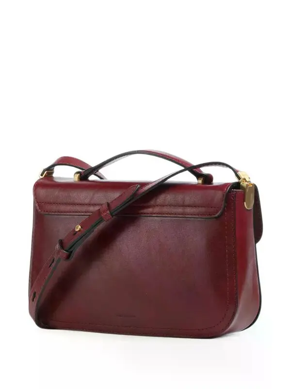 THE BRIDGE Leather Twist-lock Cross Body Bag