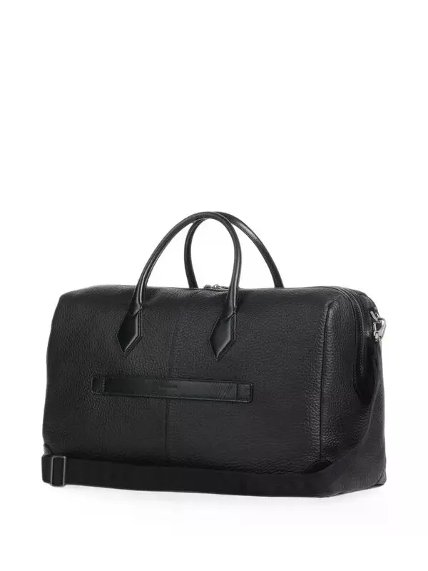 THE BRIDGE Weekend Grained Leather Holdall