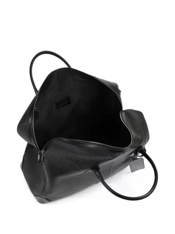 THE BRIDGE Weekend Grained Leather Holdall