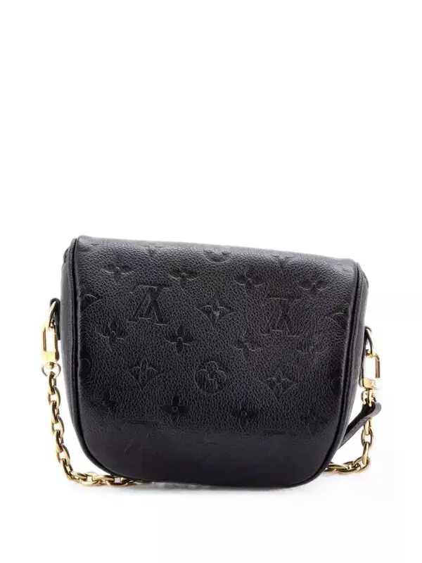 LOUIS VUITTON Bum Bag Monogram Empreinte Leather Mini Belt Bag - Black