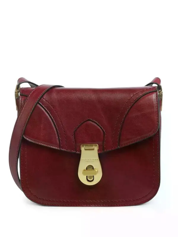 THE BRIDGE Mia Leather Cross Body Bag - Red