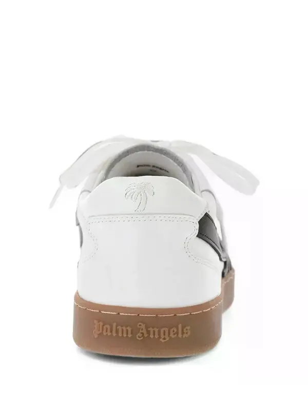 Palm Angels Monogram-embossed Suede-panel Sneakers