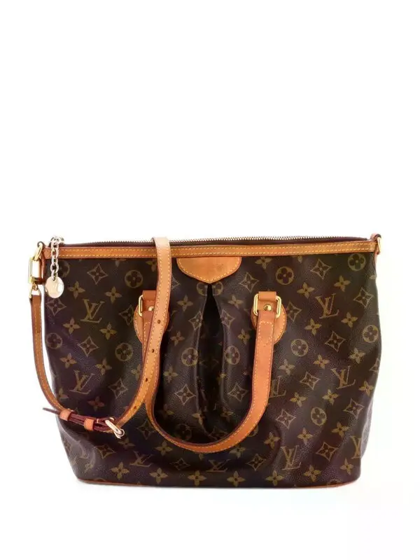 LOUIS VUITTON Palermo Handbag Monogram Canvas Pm Tote Bag - Brown