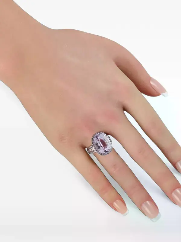 LB EXCLUSIVE Kunzite And Diamond Ring