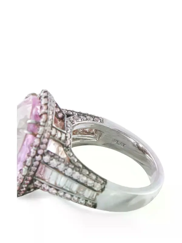 LB EXCLUSIVE Kunzite And Diamond Ring