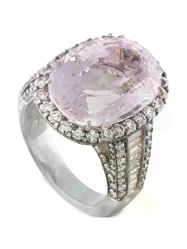 LB EXCLUSIVE Kunzite And Diamond Ring