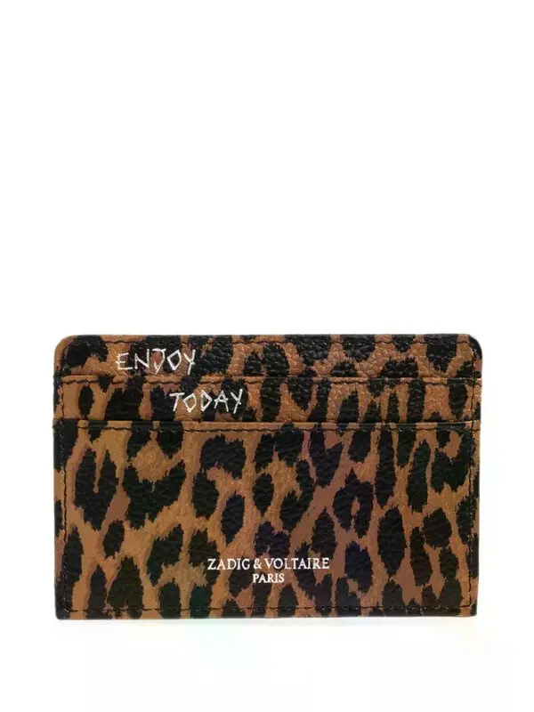 Zadig&Voltaire Zv Pass Leopard Wallet