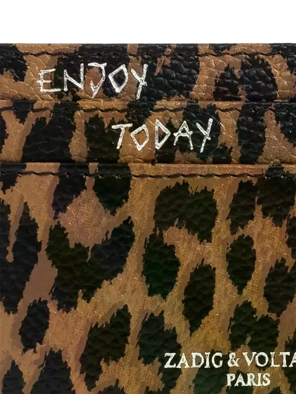 Zadig&Voltaire Zv Pass Leopard Wallet