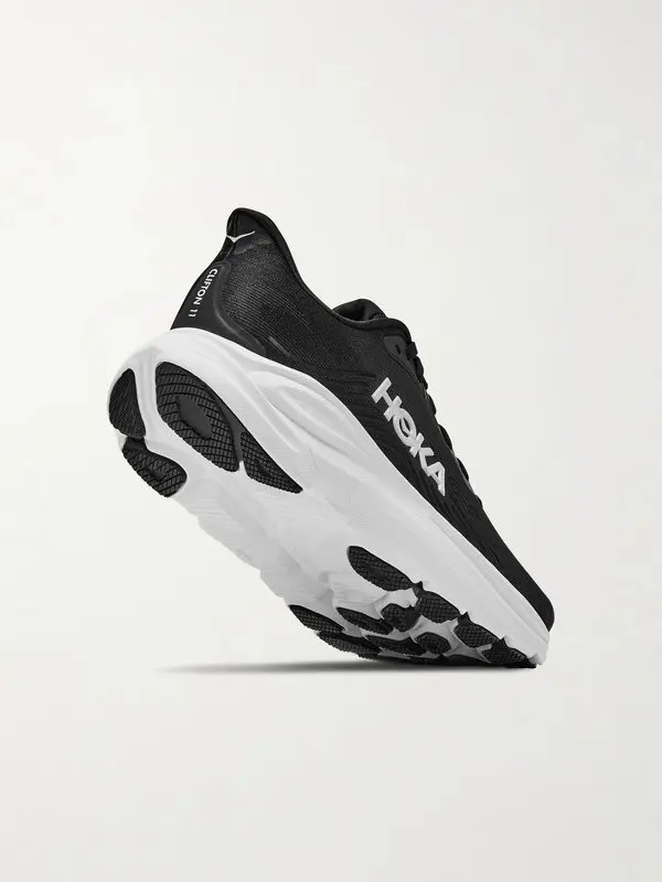 HOKA® Clifton 11 Rubber And Mesh Running Sneakers