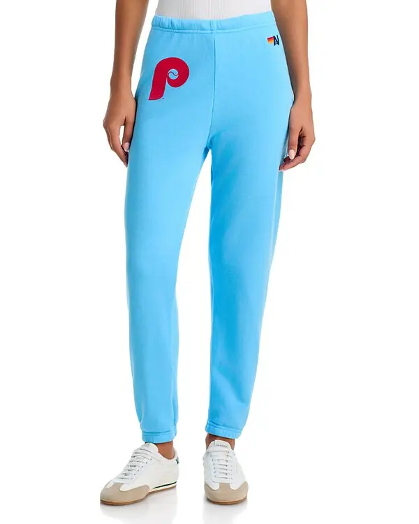 Aviator Nation Philadelphia Phillies 2026 Graphic Sweatpants - Sky