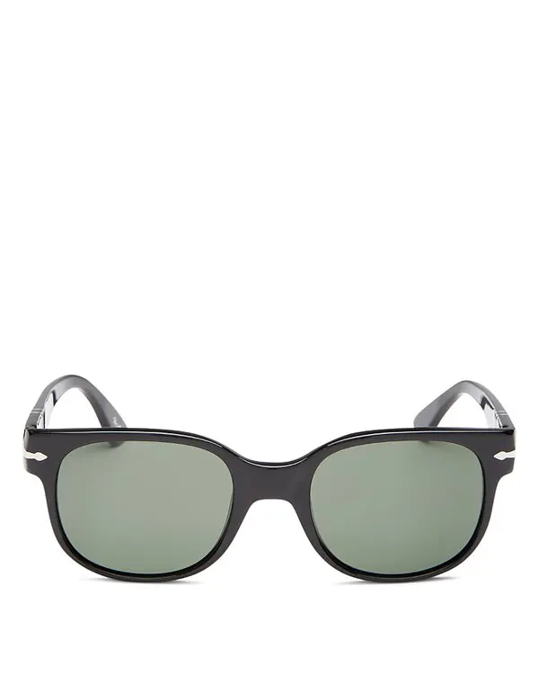 Persol Square Frame Sunglasses - Black/green