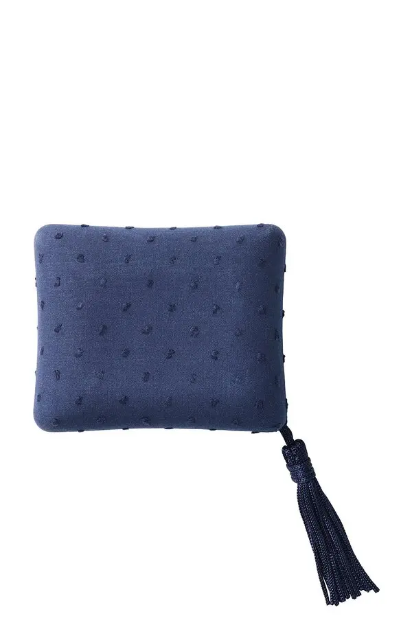 Sophie Bille Brahe Textured Dot Jewelry Box - Bleu Soir