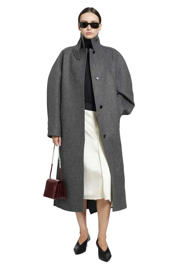 JIL SANDER Double Wool Coat