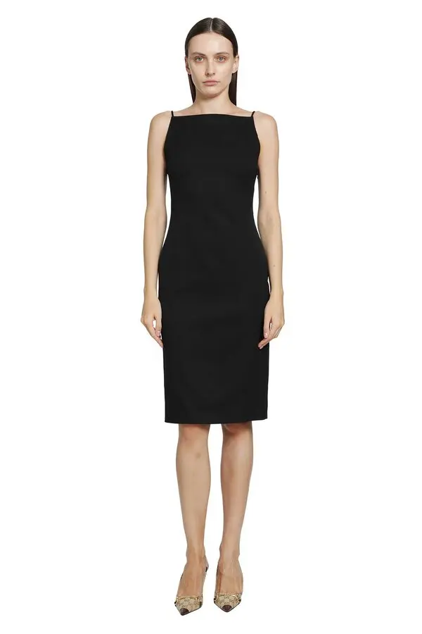 Gucci Stretch Wool Dress - Black