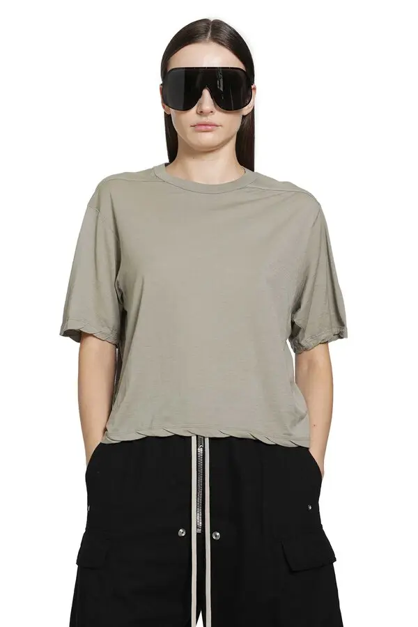 Rick Owens Tower Basic Ss T - Beige