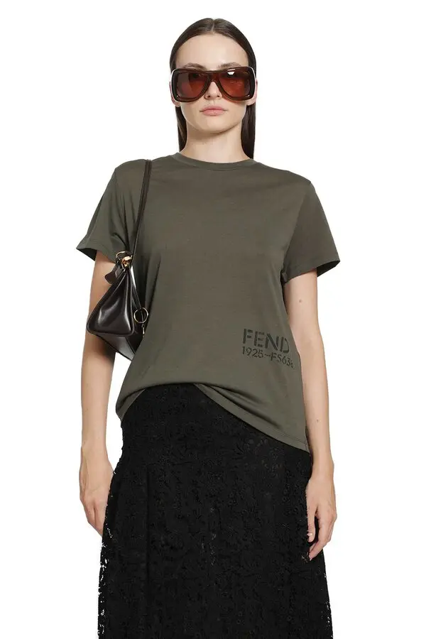 Fendi Short Sleeve T-shirt - Green