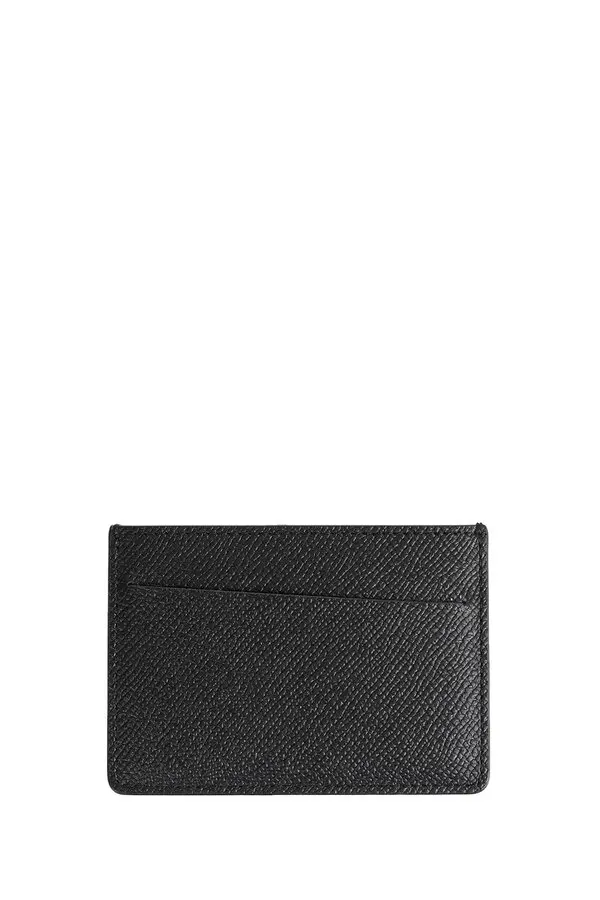 MAISON MARGIELA Leather Card Holder - Black