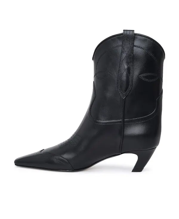 Khaite Logo Ankle Boots