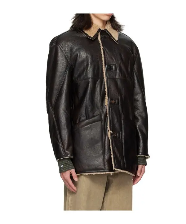 COOR Double-sided Eco-friendly Faux Lamb's Wool Coat