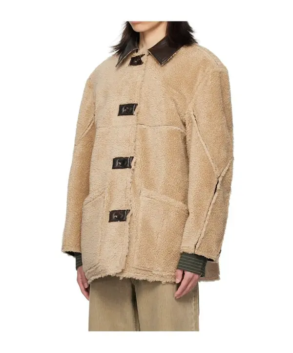 COOR Double-sided Eco-friendly Faux Lamb's Wool Coat