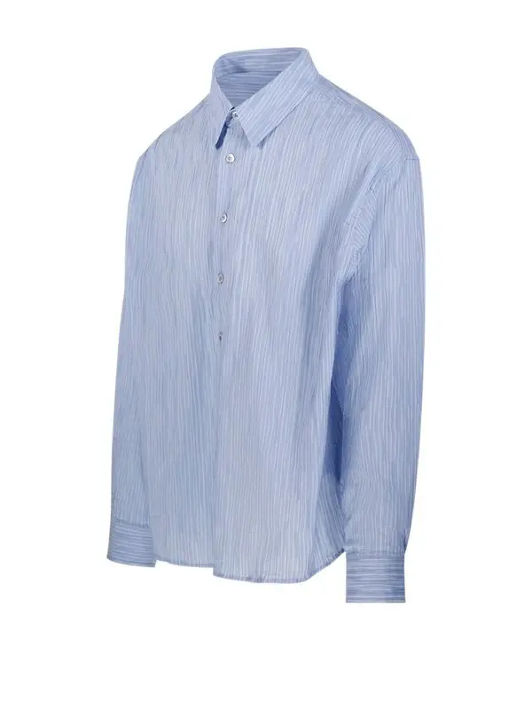 COOR Wrinkle Stripe Oversized Shirt