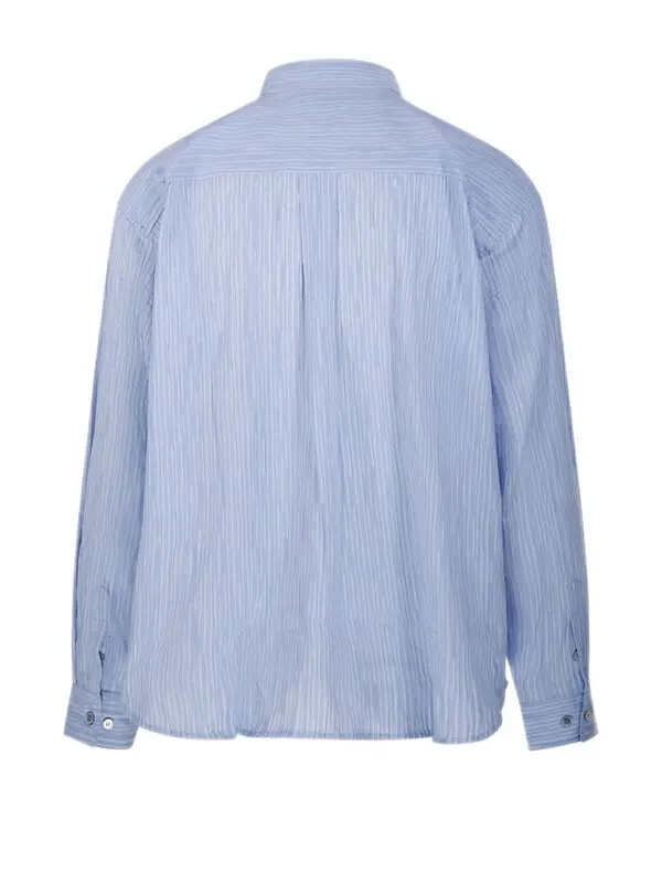 COOR Wrinkle Stripe Oversized Shirt