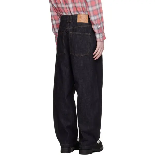 COOR Washed Loose-fitting Jeans
