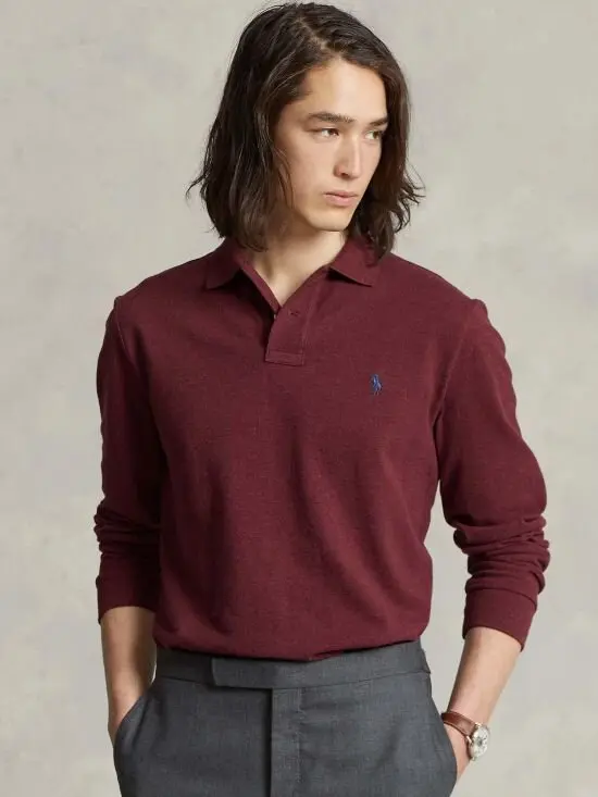 Polo Ralph Lauren All Fits Mesh Long-sleeved Polo Shirt
