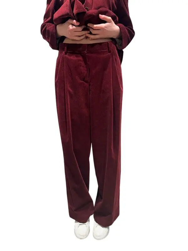 Max Mara Tailored Trousers With Belt Loops - Brown