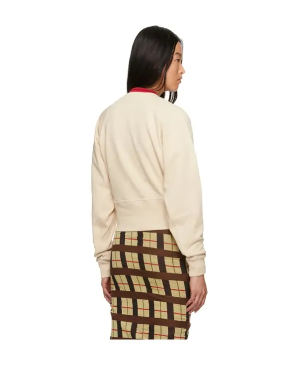 VIVIENNE WESTWOOD Orb Embroidered Cotton Sweatshirt